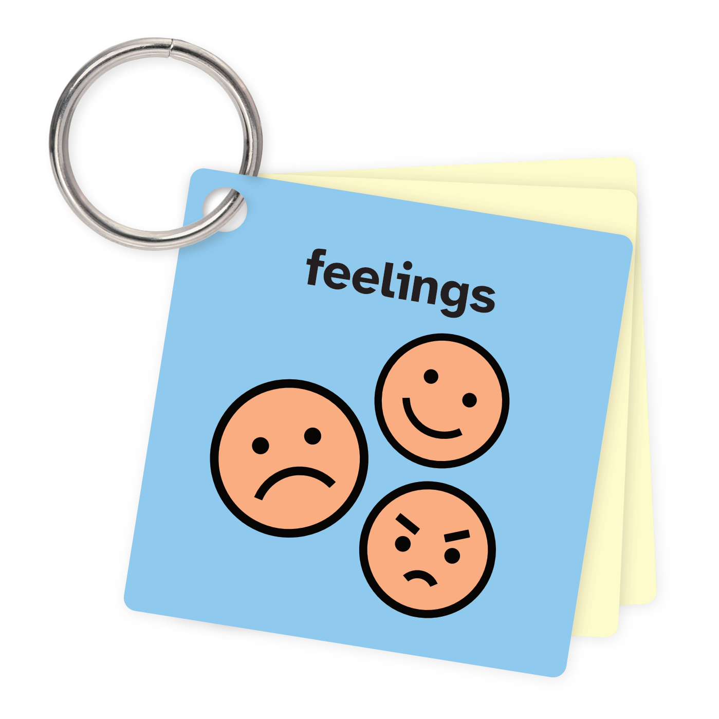 Feelings Keychain – While You Wait Therapy Solutions
