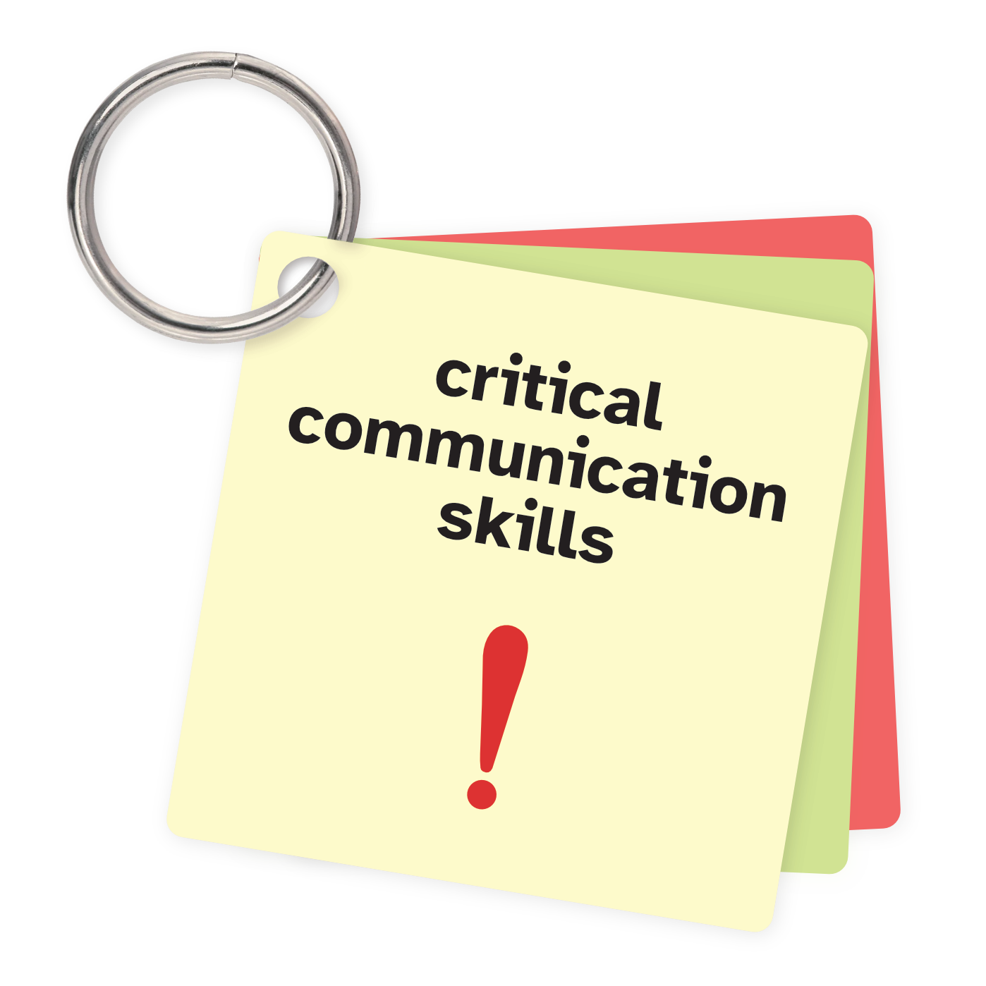 Critical Communication Skills Keychain – While You Wait Therapy Solutions